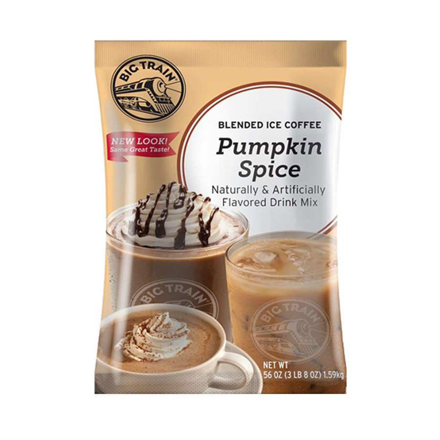 Big Train Pumpkin Spice Blended Coffee Frappe Mix | Fortuna Enterprises