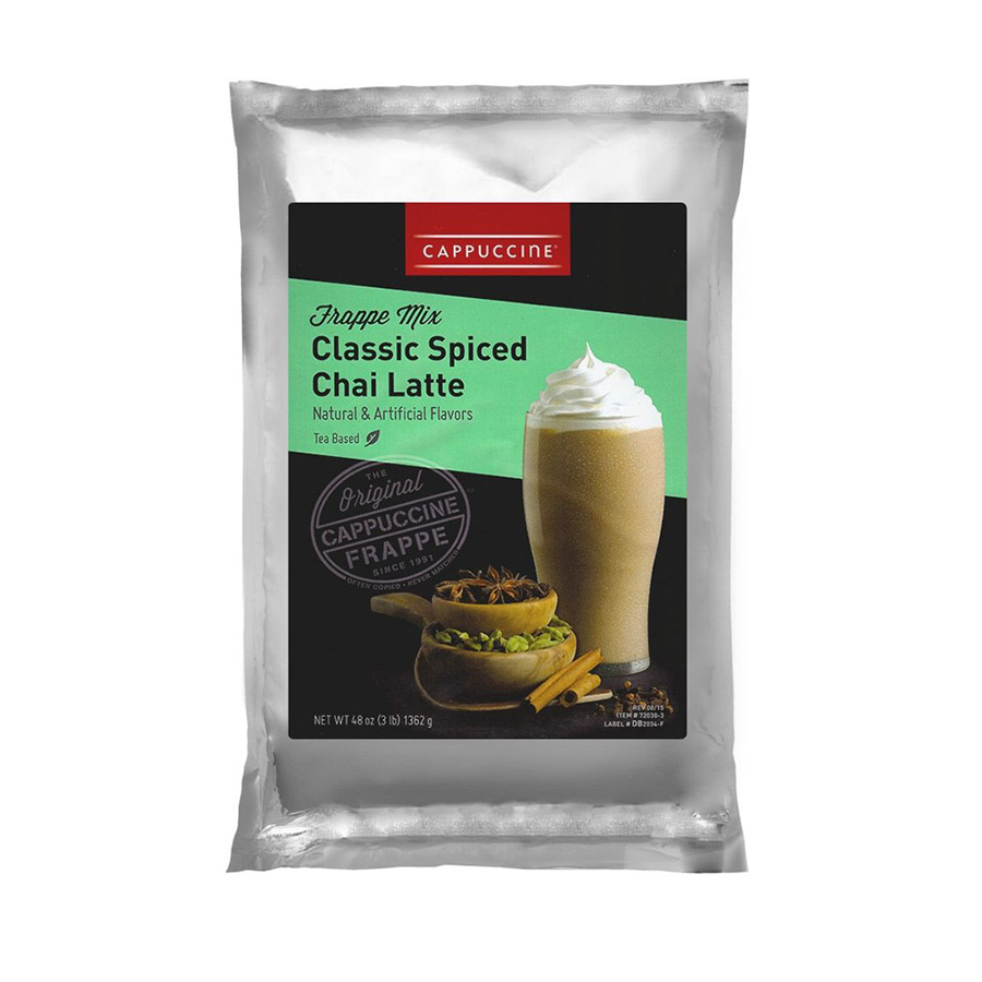 Fortuna Enterprises, LLC: Cappuccine Spiced Chai Latte - Tea Frappe Mix ...