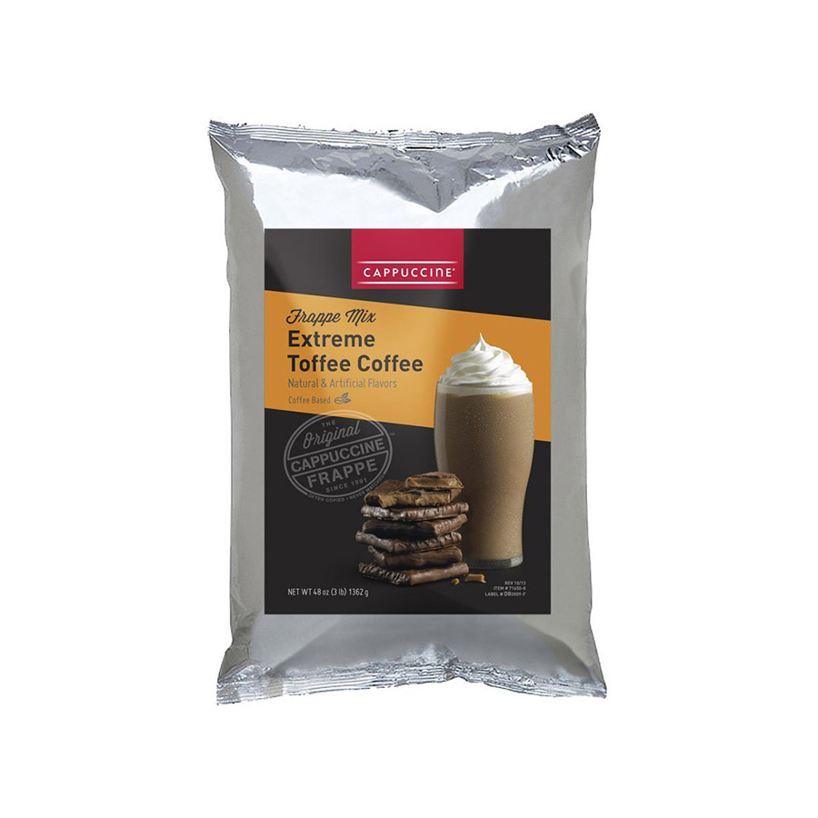 Cappuccine Extreme Toffee Coffee Coffee Frappe Mix | Fortuna Enterprises