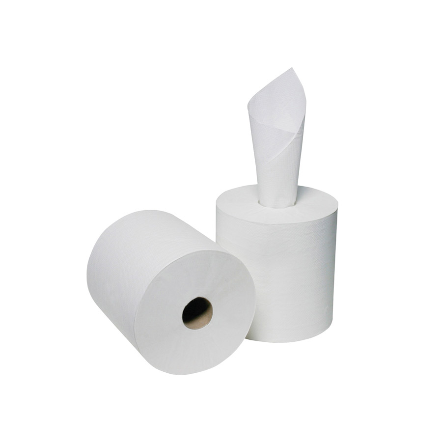 White 8" x 10" Center Pull 2 Ply Paper Towel | Fortuna Enterprises