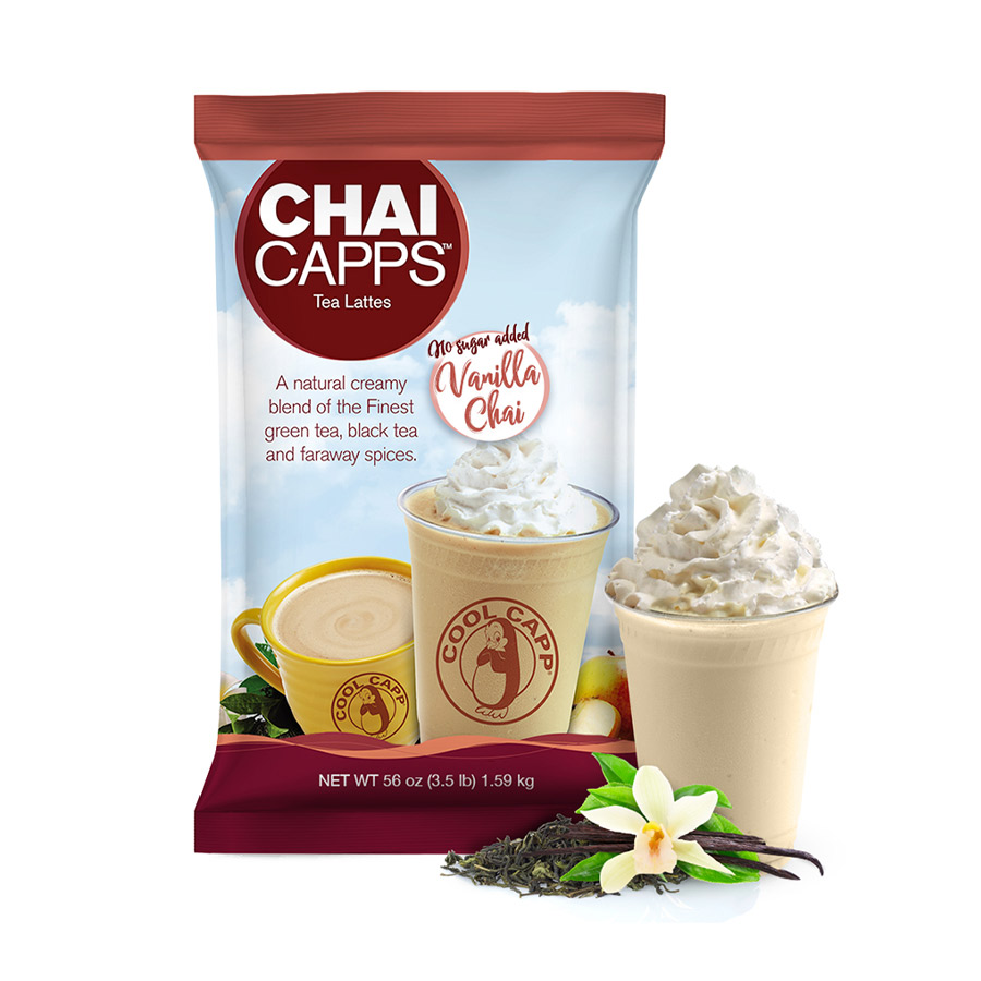 Cool Capp No Sugar Added Vanilla Chai Latte Mix | Fortuna Enterprises