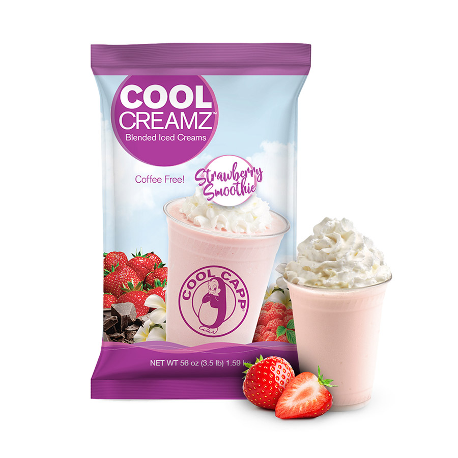 Cool Capp Strawberry Cool Creamz Blended Mix | Fortuna Enterprises