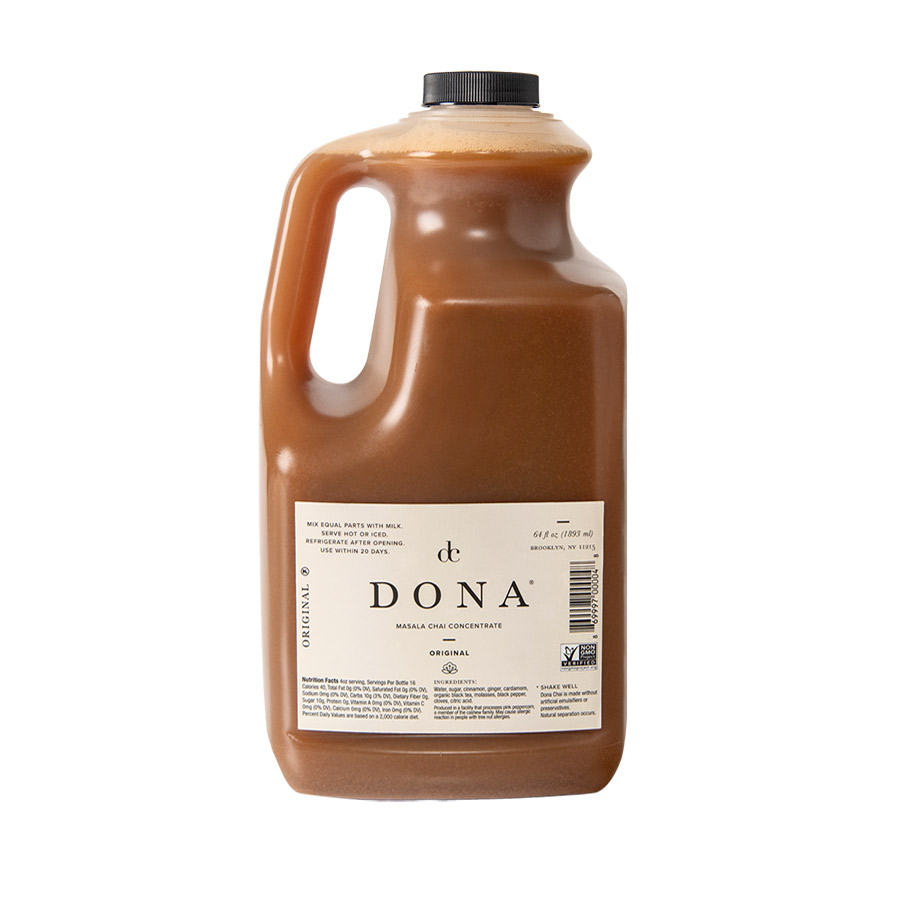 Dona Masala Chai Concentrate 64 oz. Bottle | Fortuna Enterprises