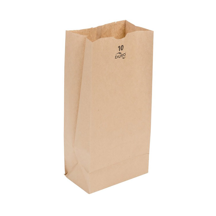 Duro 10 lb. Kraft Paper Grocery Bag | Fortuna Enterprises