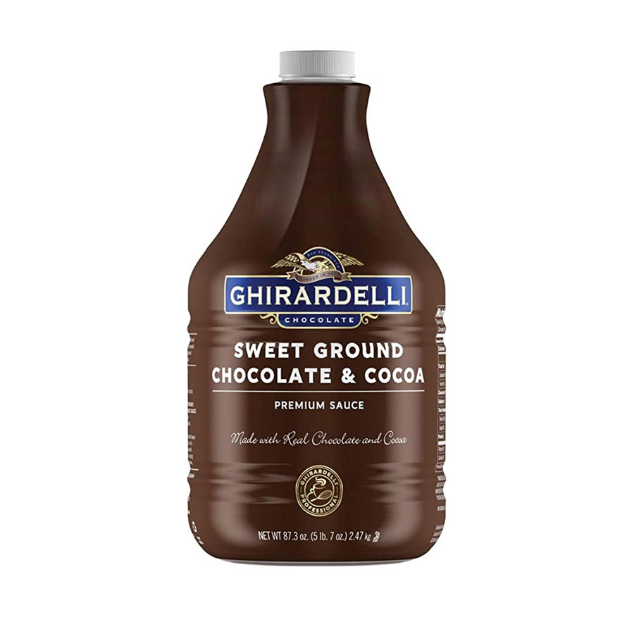 Ghirardelli 64 oz. Sweet Ground Chocolate Sauce | Fortuna Enterprises