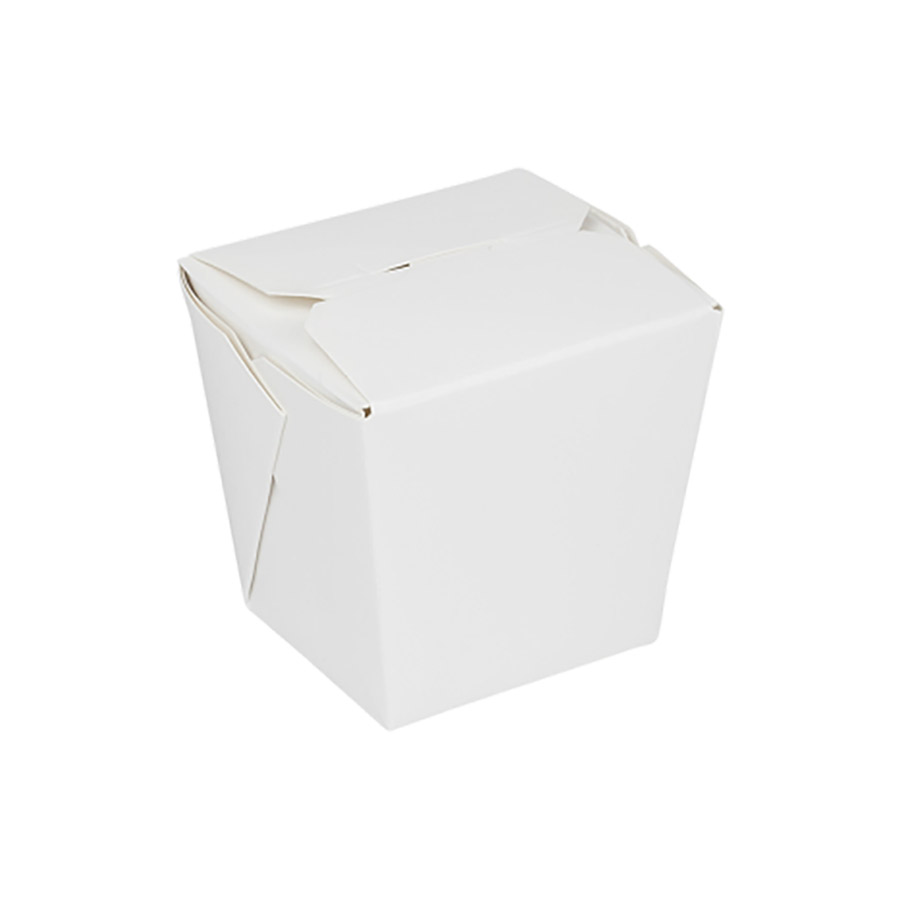 Karat 8 oz. White Food Pail | Fortuna Enterprises