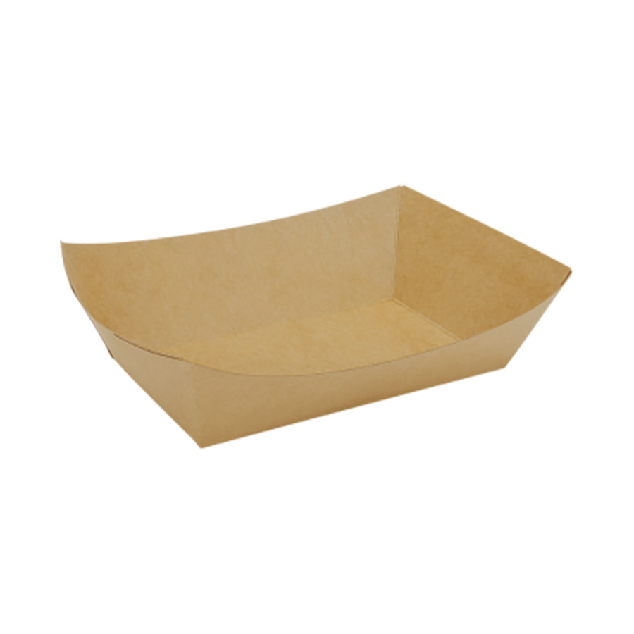 Karat 2 lb. Kraft Food Trays | Fortuna Enterprises
