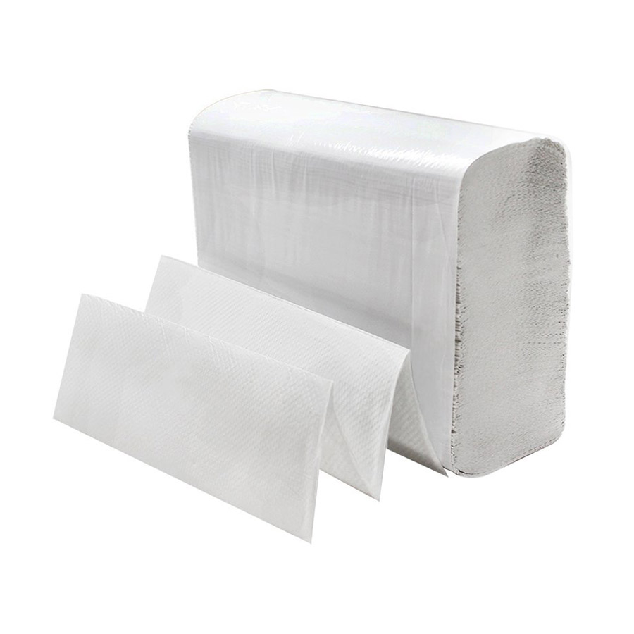 Karat 9" x 9" White Multifold Paper Towel | Fortuna Enterprises