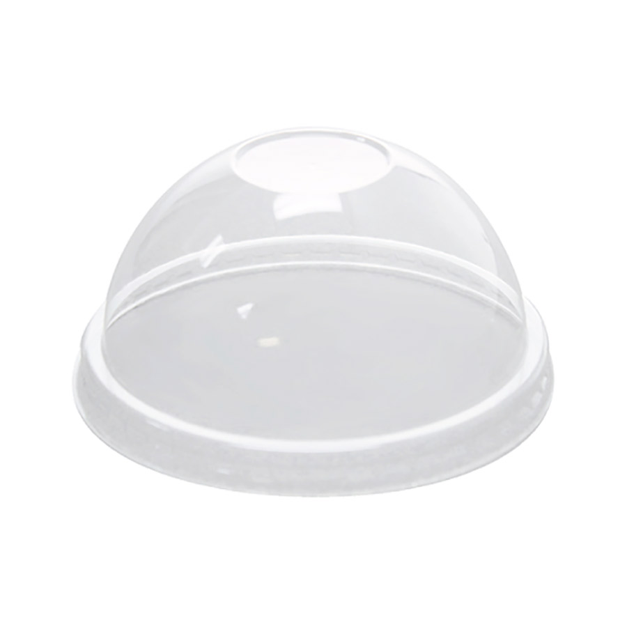 Karat PET Plastic Dome Lids For 8 oz. Hot/Cold Paper Food Container ...