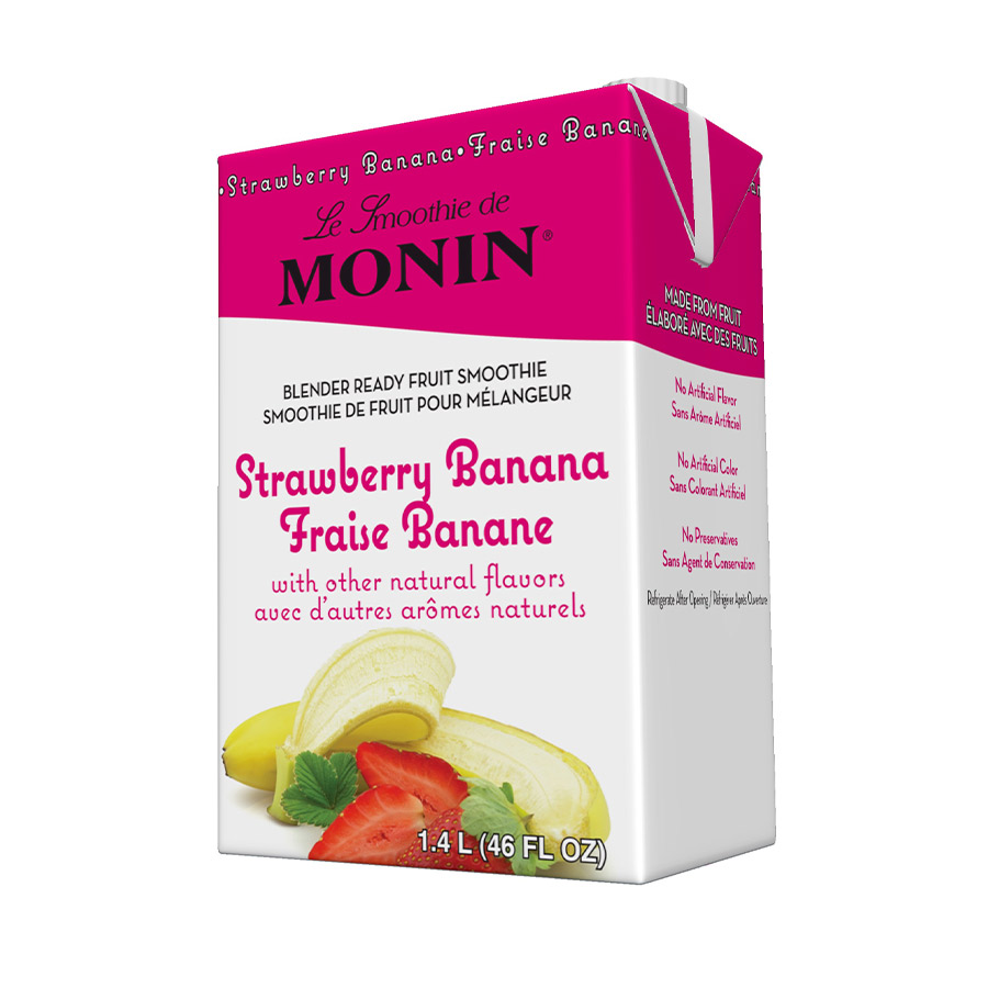 Monin Strawberry Banana Smoothie Mix | Fortuna Enterprises