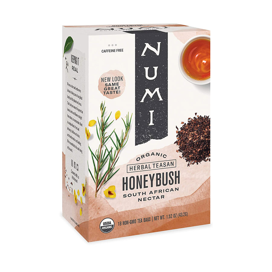 Numi Organic Honeybush Herbal Tea Blend Bags | Fortuna Enterprises