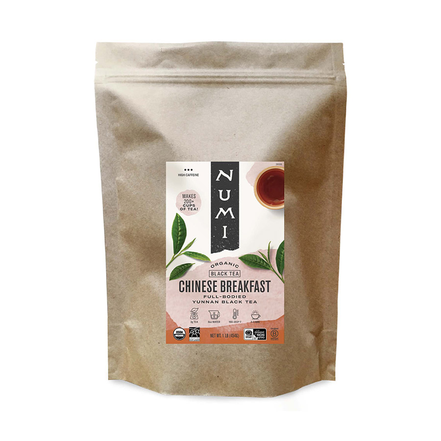Numi Organic Chinese Breakfast Yunnan Black Tea Loose Leaf | Fortuna ...
