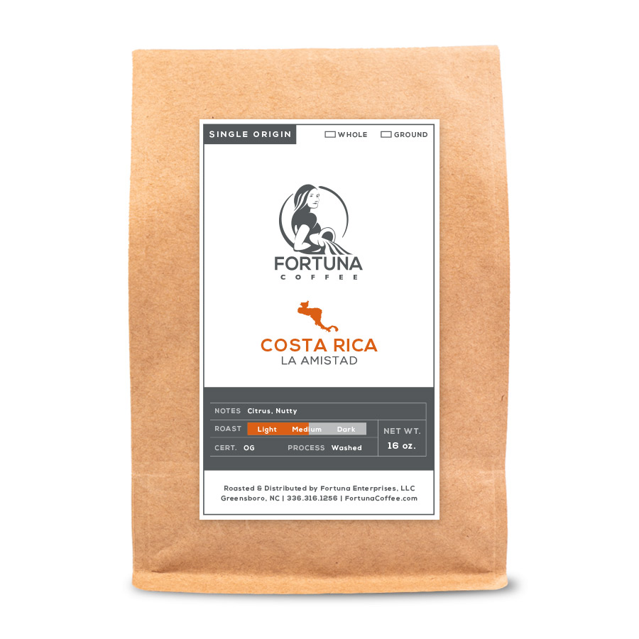 Organic Costa Rica Tierra Madre Single Origin Coffee | Fortuna Enterprises