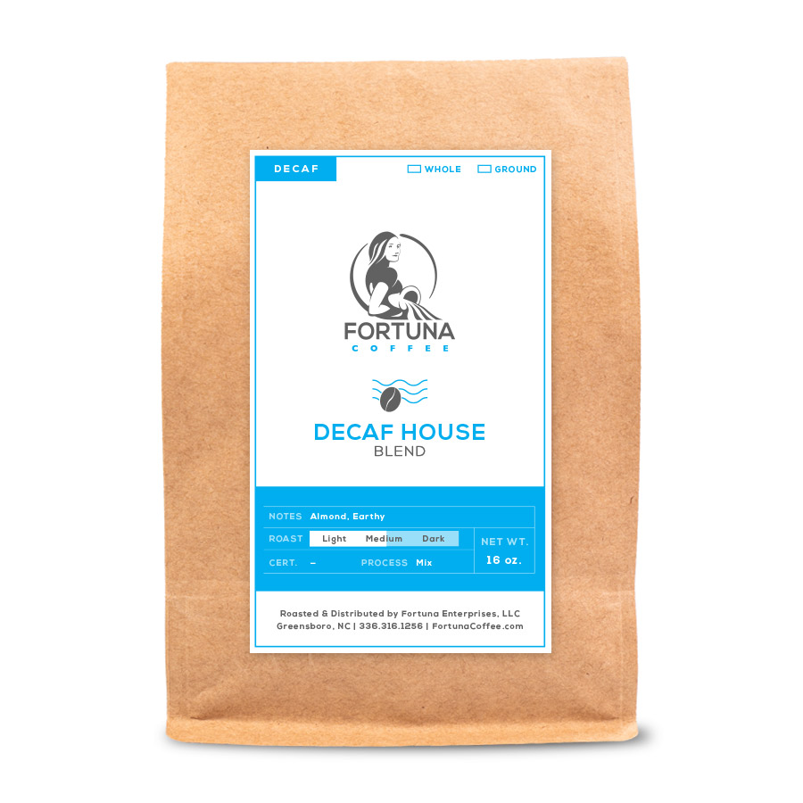 Decaf House Blend Coffee | Fortuna Enterprises