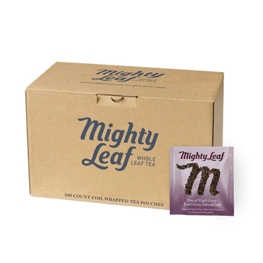 Mighty Leaf Earl Grey Decaf Black Tea Bags | Fortuna Enterprises