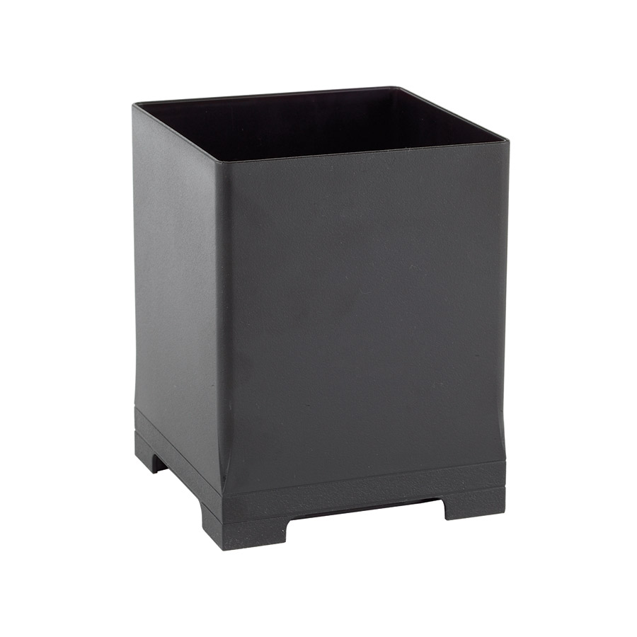 Snap Bin Black 5.5" Molded ABS Plastic Organizer | Fortuna Enterprises