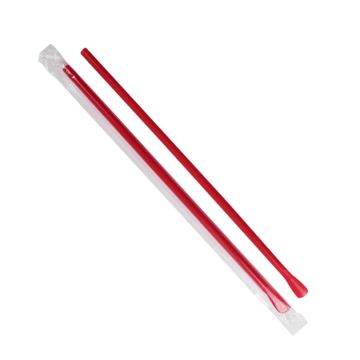 Karat 10.25" Giant Red Plastic Straws