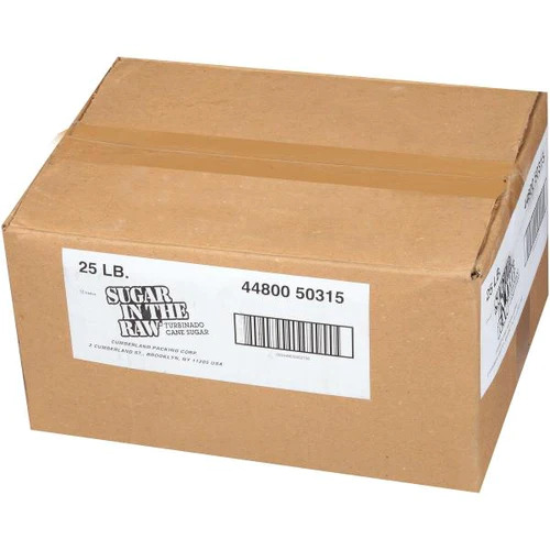 Sugar in the Raw Bulk Box 25 lb. Box | Fortuna Enterprises