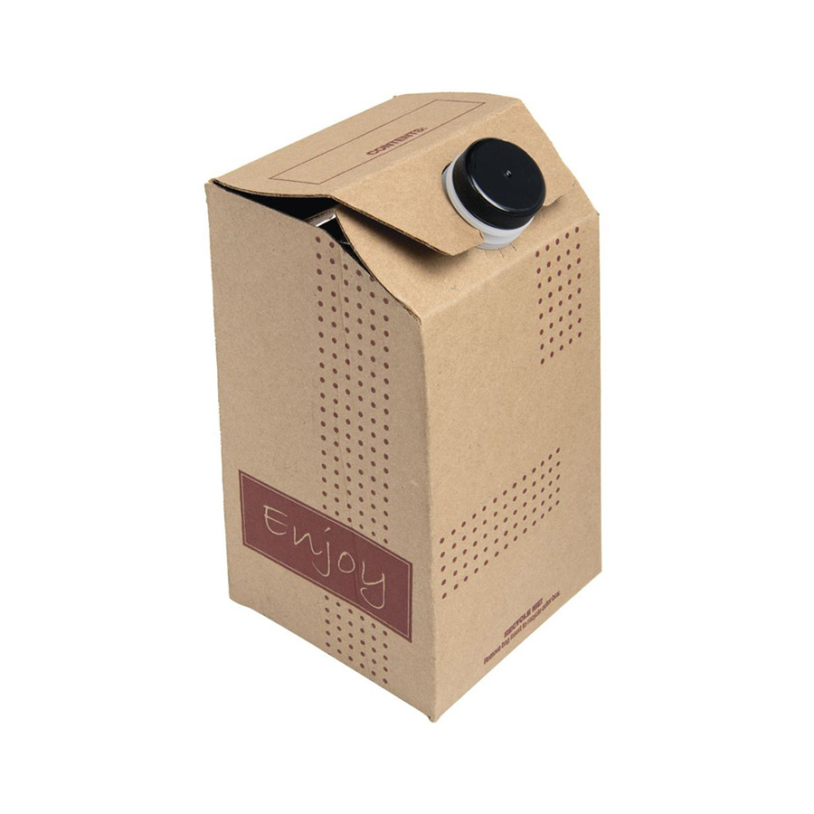 Beverage On The Move 64 oz. Stock Print Carry Out Coffee Box | Fortuna ...