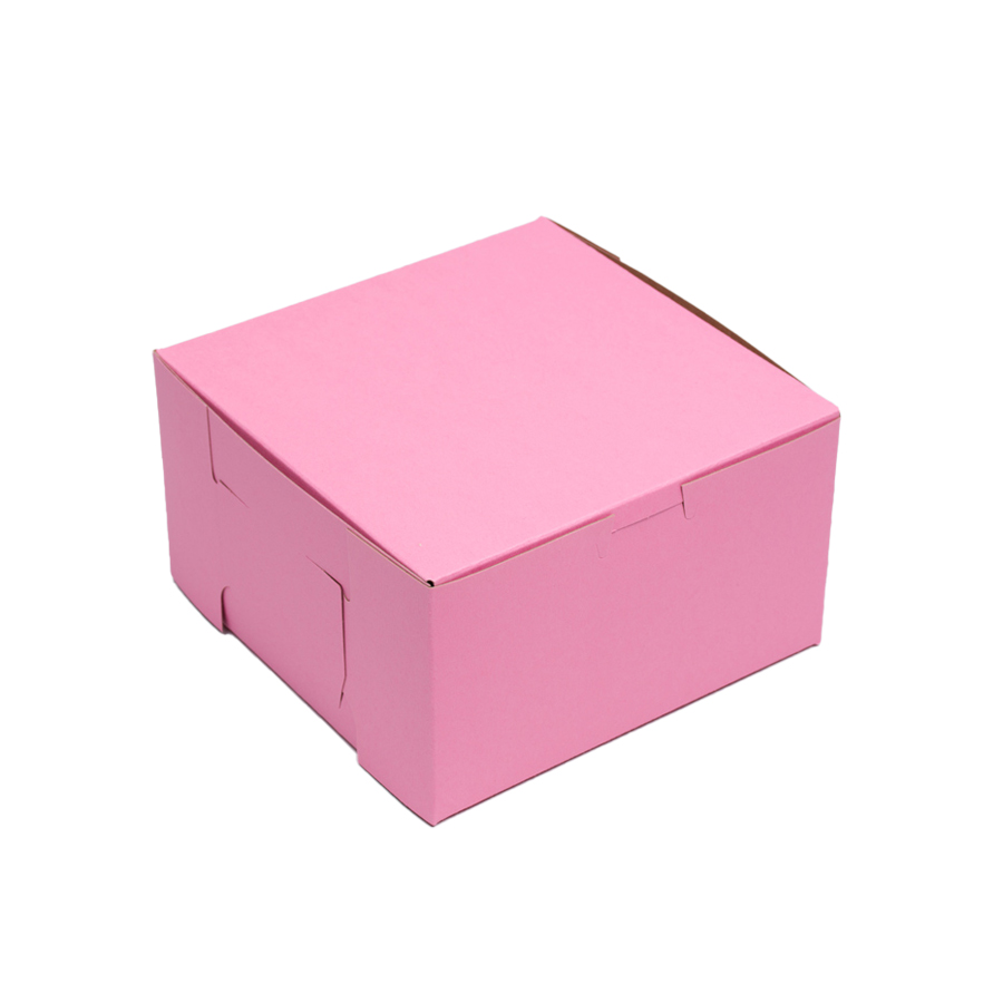 BOXit 12" x 12" x 6" Strawberry One Piece Lock Corner Bakery Box ...