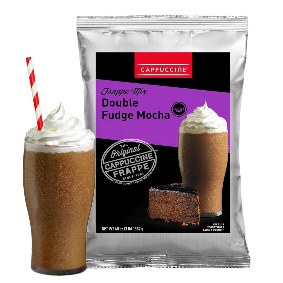 Cappuccine Double Fudge Coffee Frappe Mix | Fortuna Enterprises
