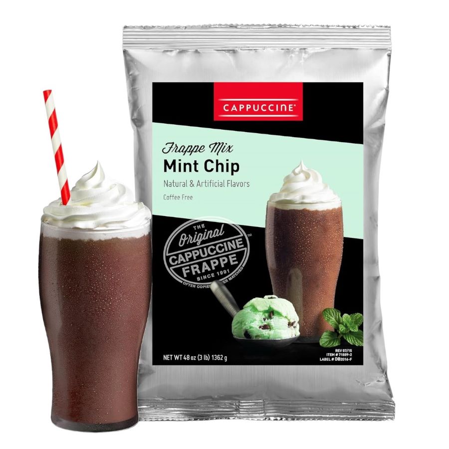 Cappuccine Mint Chip Coffee Free Frappe Mix | Fortuna Enterprises