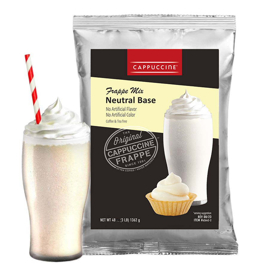 Cappuccine Neutral Base Coffee-Free Frappe Mix | Fortuna Enterprises