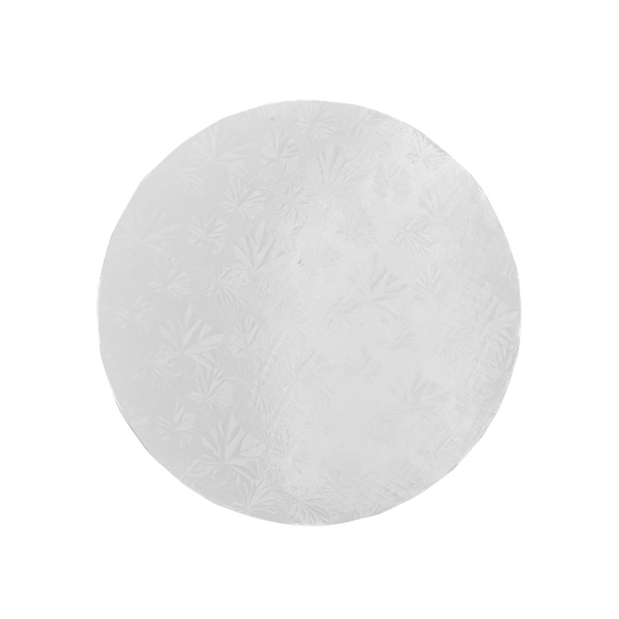 Enjay 14" White Round Cake Board | Fortuna Enterprises