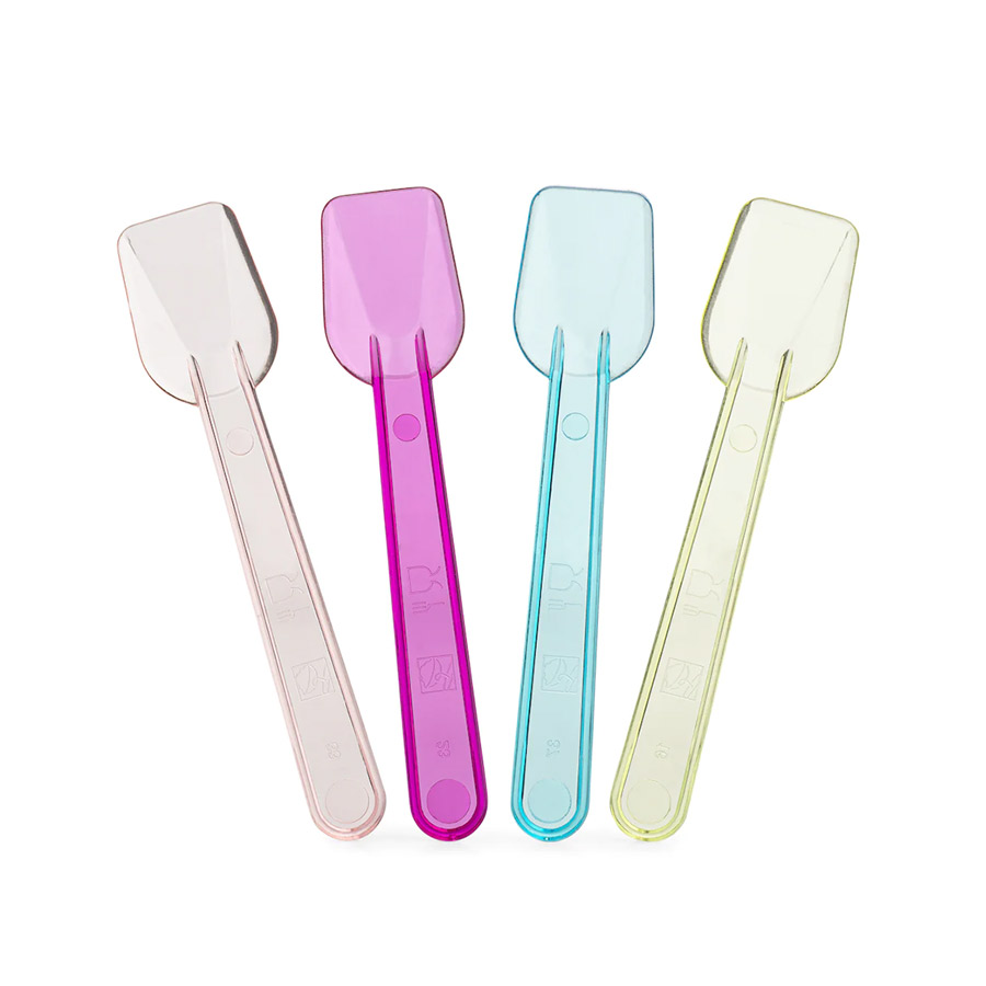 Mixed Transparent Color Tasting Spoon | Fortuna Enterprises