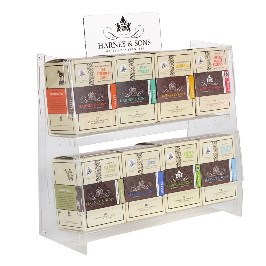 Harney & Sons 8 Slot Lucite Rack | Fortuna Enterprises