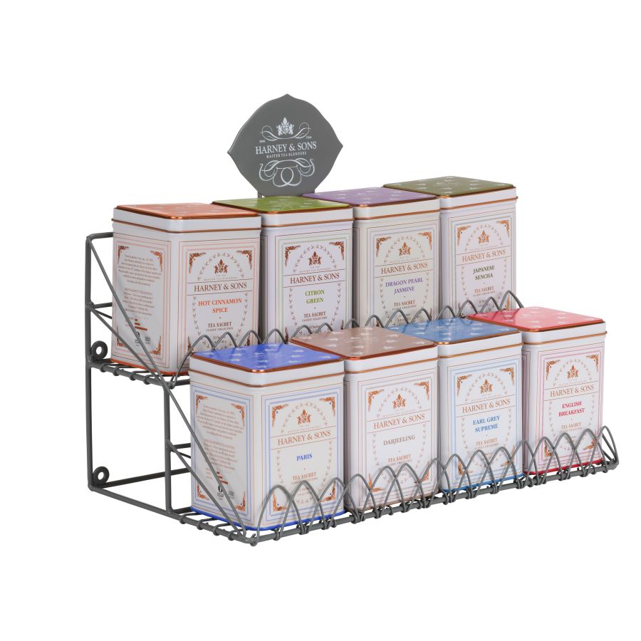 Harney & Sons 8 Slot Wire Rack | Fortuna Enterprises
