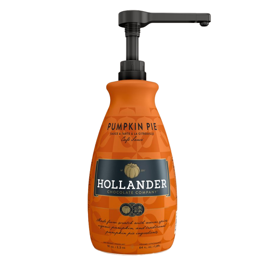 Hollander 64 oz Pumpkin Pie Cafe Sauce | Fortuna Enterprises