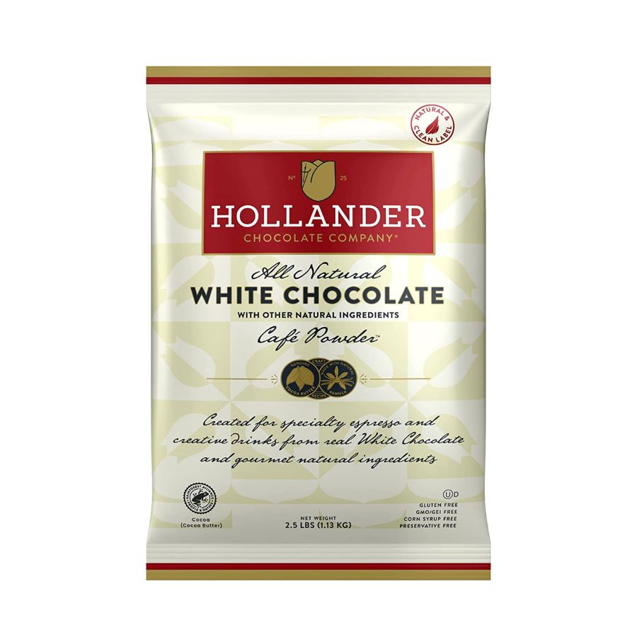 Hollander Natural & Gourmet White Chocolate Cafe Powder | Fortuna ...