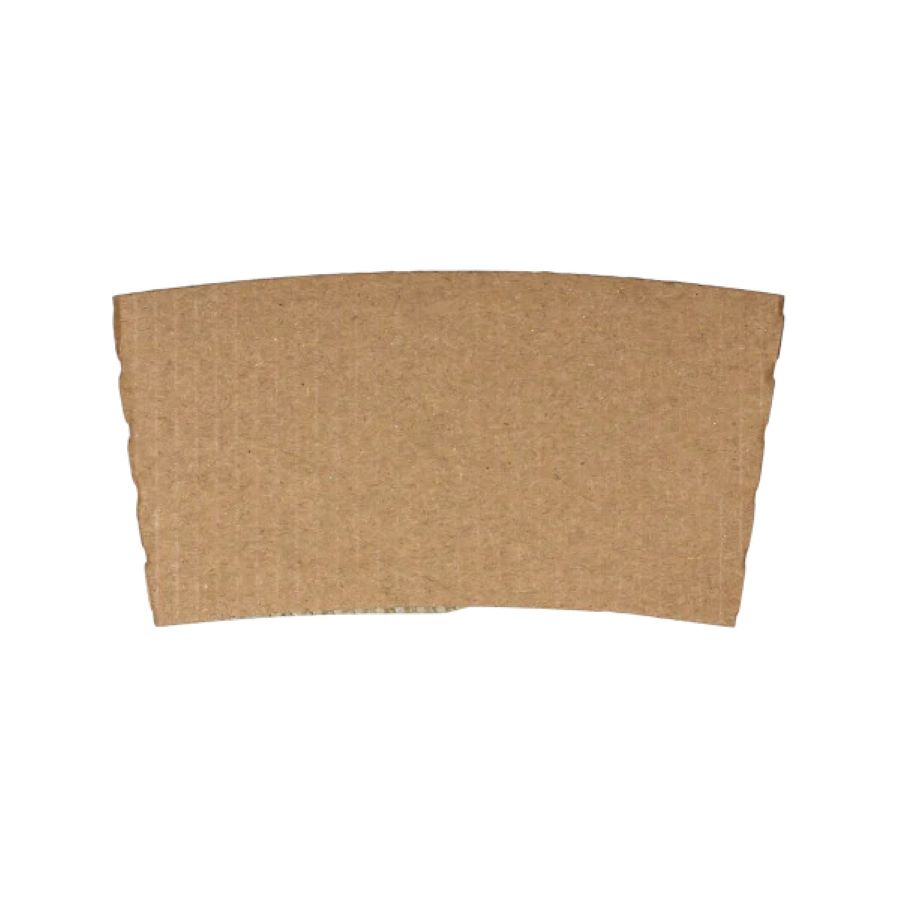 Karat 10-24 oz. Kraft Hot Cup Sleeve | Fortuna Enterprises