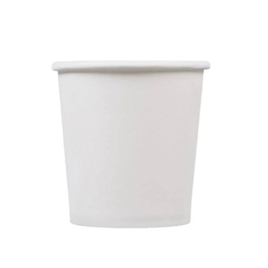 Unicup 4 oz. White Paper Hot Cups | Fortuna Enterprises