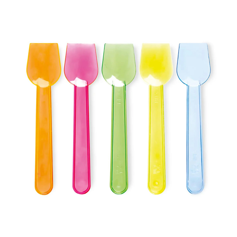Mixed Transparent Color Tasting Spoon | Fortuna Enterprises