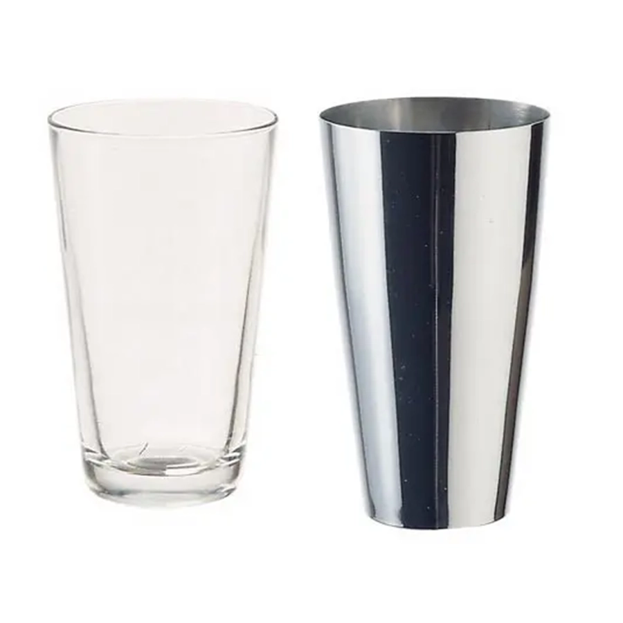 Motta Boston Stainless Steel & Glass 25 oz. Cocktail Shaker Set ...