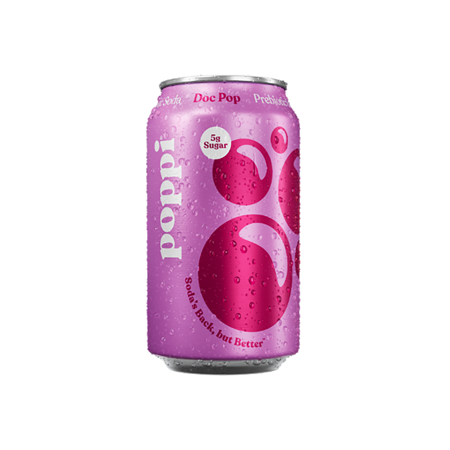 Poppi Doc Pop Prebiotic Soda 12 oz. Cans | Fortuna Enterprises