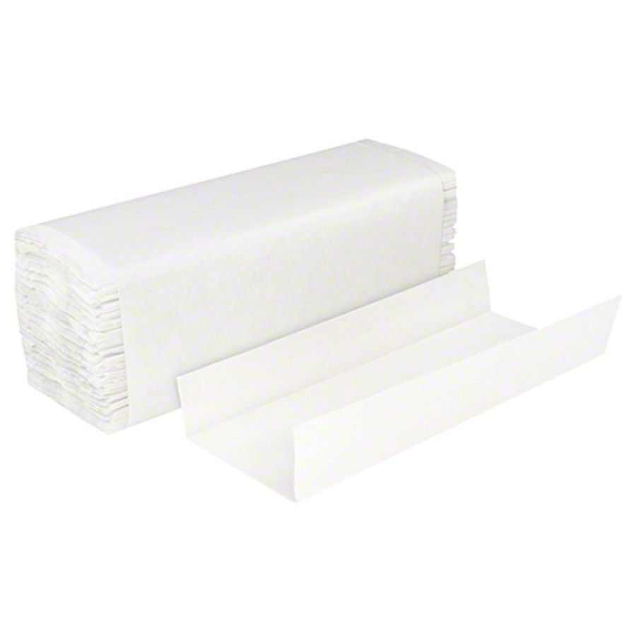 Simple Earth 11.42" x 10" White C-Fold Paper Towels | Fortuna Enterprises